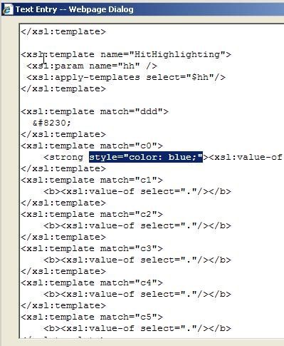 MOSS 2007: Customizing the Search Results Page (XSLT) - Part 2 - Add highlighting