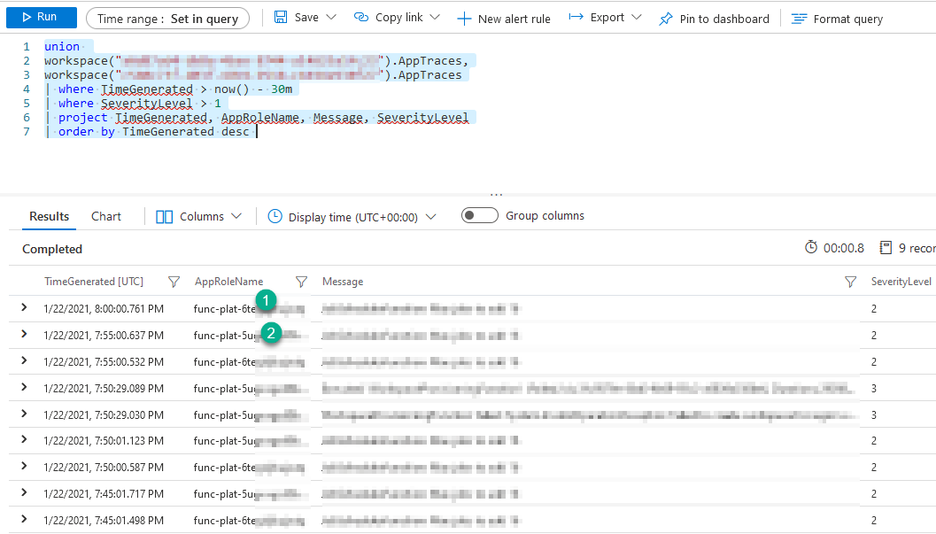 Querying data from multiple Application Insights instances
