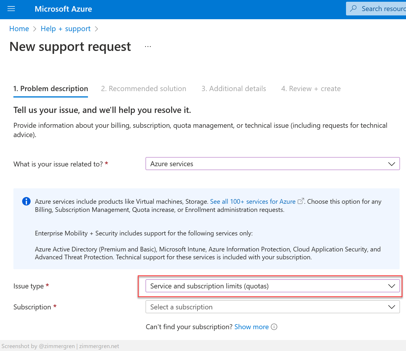 Get the Container Instances usage in an Azure subscription