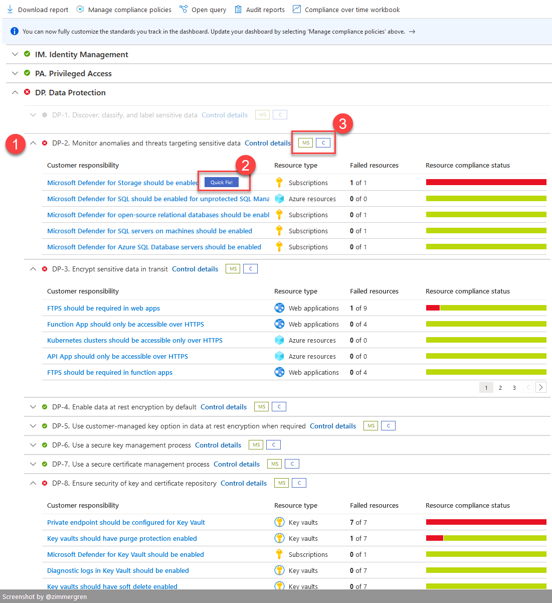 Top 3 capabilities in Microsoft Defender for Cloud