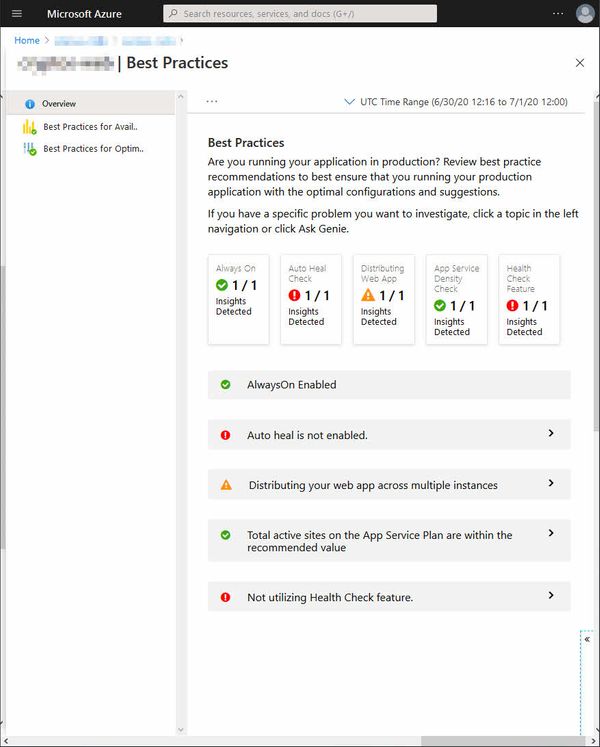 Azure App Service diagnostics - diagnose your cloud web apps easily
