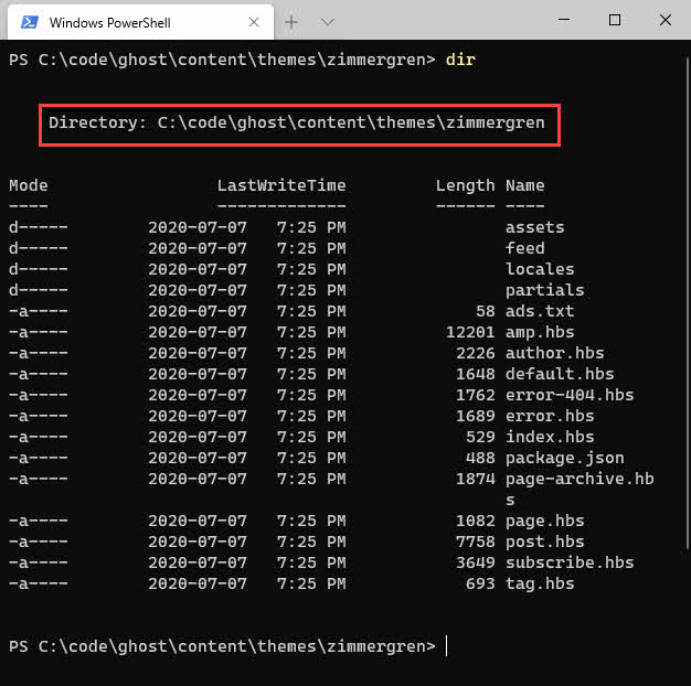 Installing Ghost for local development on Windows