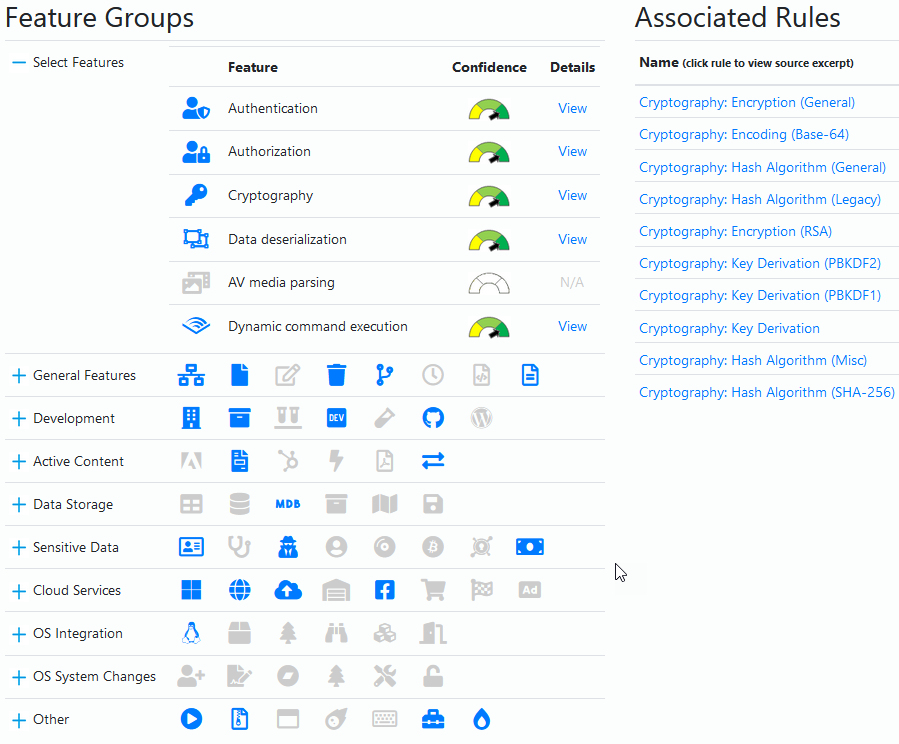 Use the Microsoft Application Inspector to analyze your source code