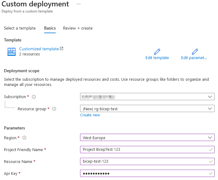 Getting started with Azure Bicep for ARM template creation