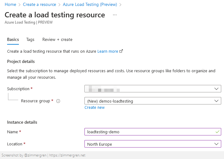 Using the Azure Load Testing Service