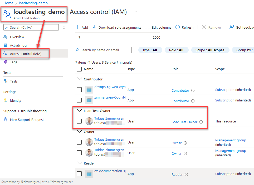 Using the Azure Load Testing Service