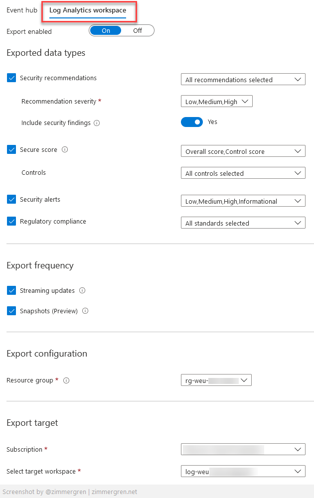 Track your Azure Secure Score over time