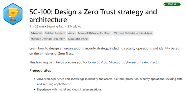 Exam Study Guide: SC-100 - Microsoft Cybersecurity Architect Expert