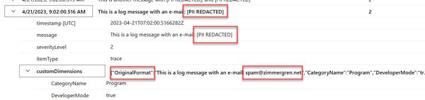 Redacting Sensitive Information With Application Insights In C