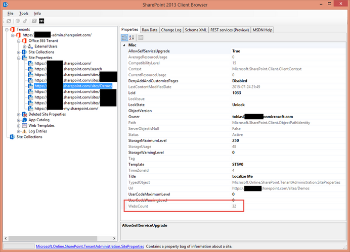 Office 365 Dev Tip - Get Subsite Count per Site Collection with the Office 365 (CSOM) API